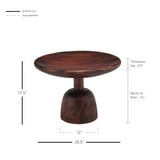 Kawhi KD Trembesi Small Coffee Table Brown - Walmart.com