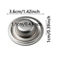 50Pcs Metal Roof Caps,No Screw Removal Seals Over Existing Screws Heads ...