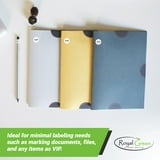 Royal Green Colored Sticker Label Roll 1/2 inch Permanent Adhesive ...