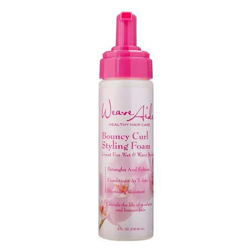 Weave Aide Healthy Hair Care Bouncy Curl Styling Foam For Wet And Wavy ...