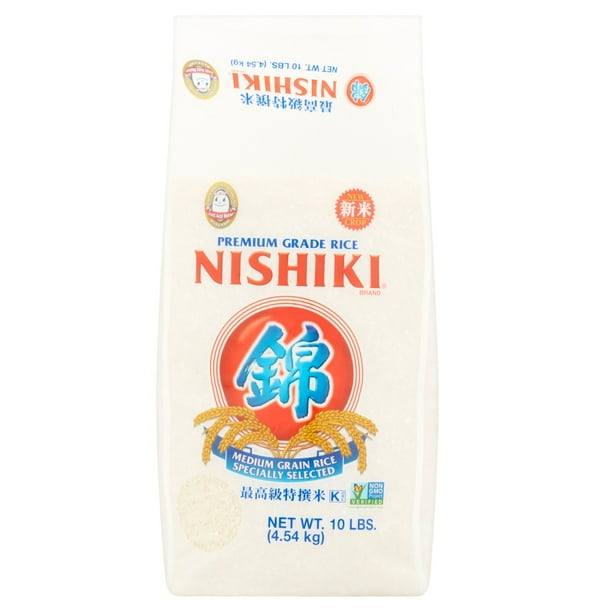 Nishiki Medium Grain Rice, 10 lb - Walmart.com - Walmart.com