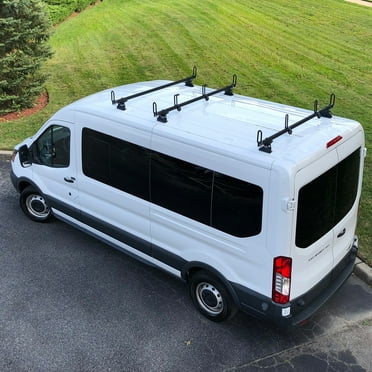 Vantech Heavy Duty 3 Bar Ladder Roof Rack Fits Ford Transit Cargo Van ...