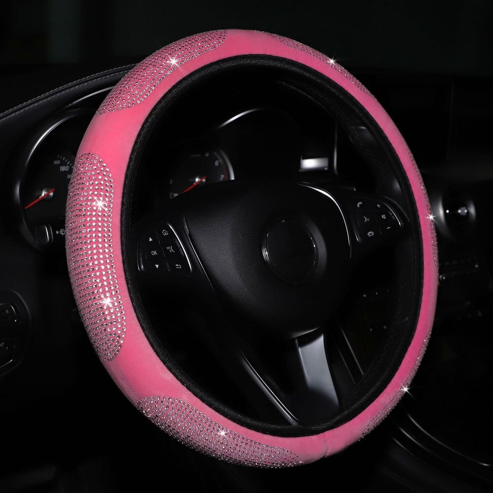 Click here for Winway Car Steering Wheel Cover Anti-Slip Pink Ste... prices