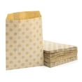 100Pcs 4 Patterns Kraft Paper Bags No Handles for Food Storage Bags ...