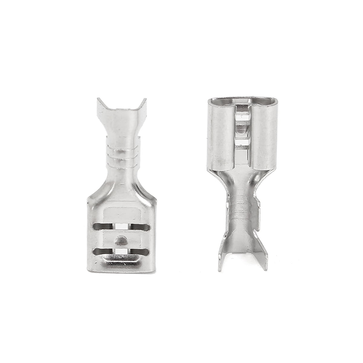 Uninsulated Female Spade Terminal Electrical Wire Connectors Terminals ...