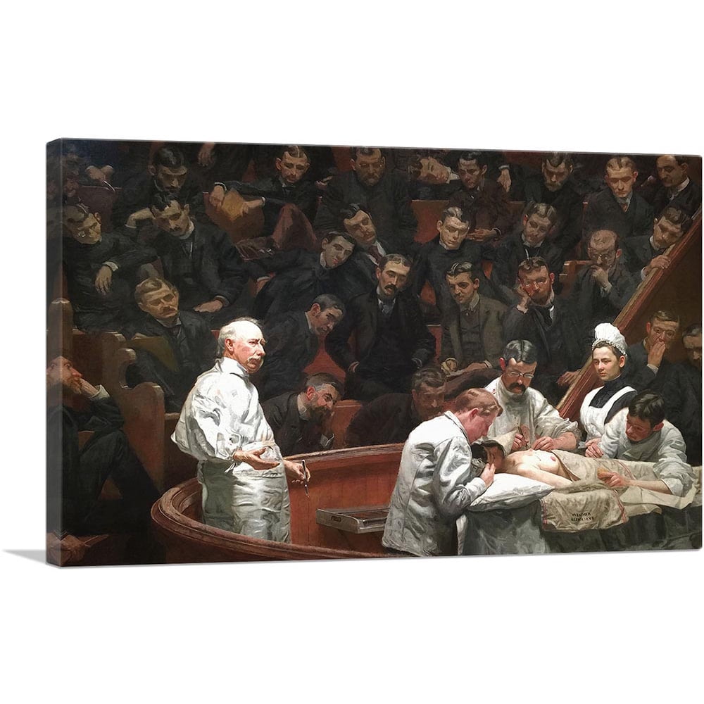 ARTCANVAS Portrait Of Dr Hayes Agnew Clinic 1889 Canvas Art Print by ...