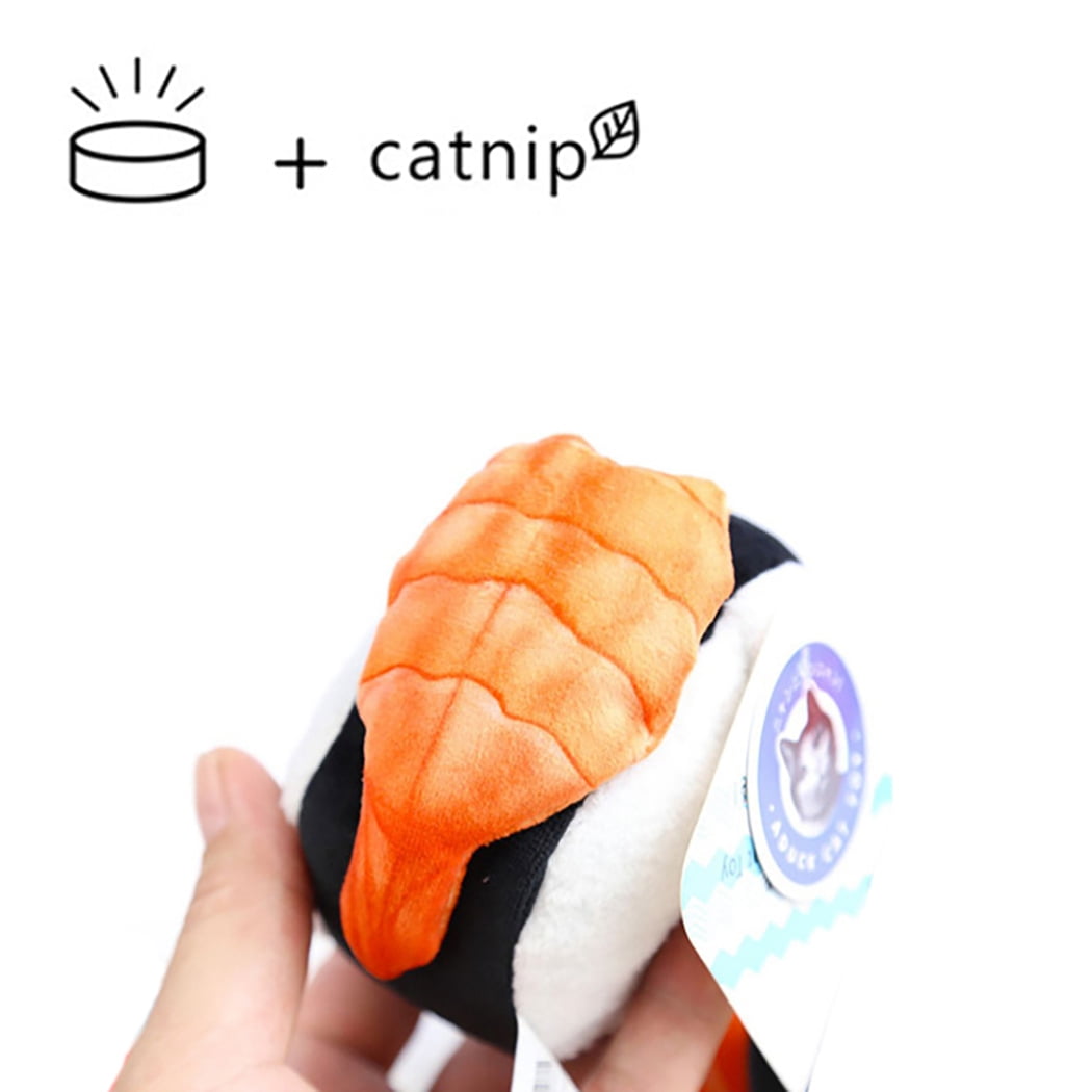 Sushi Kitten Chew Toy Cute Fashion Kitten Bite Toy Cat Play Toy Cat ...