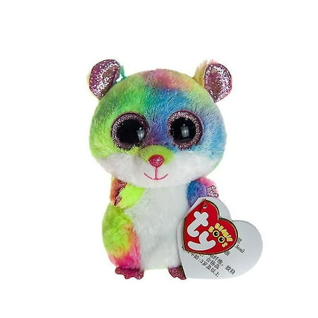 Ty Animal Pillow Shiny Big Eyes Plush Toy Christmas Gift-rainbow ...