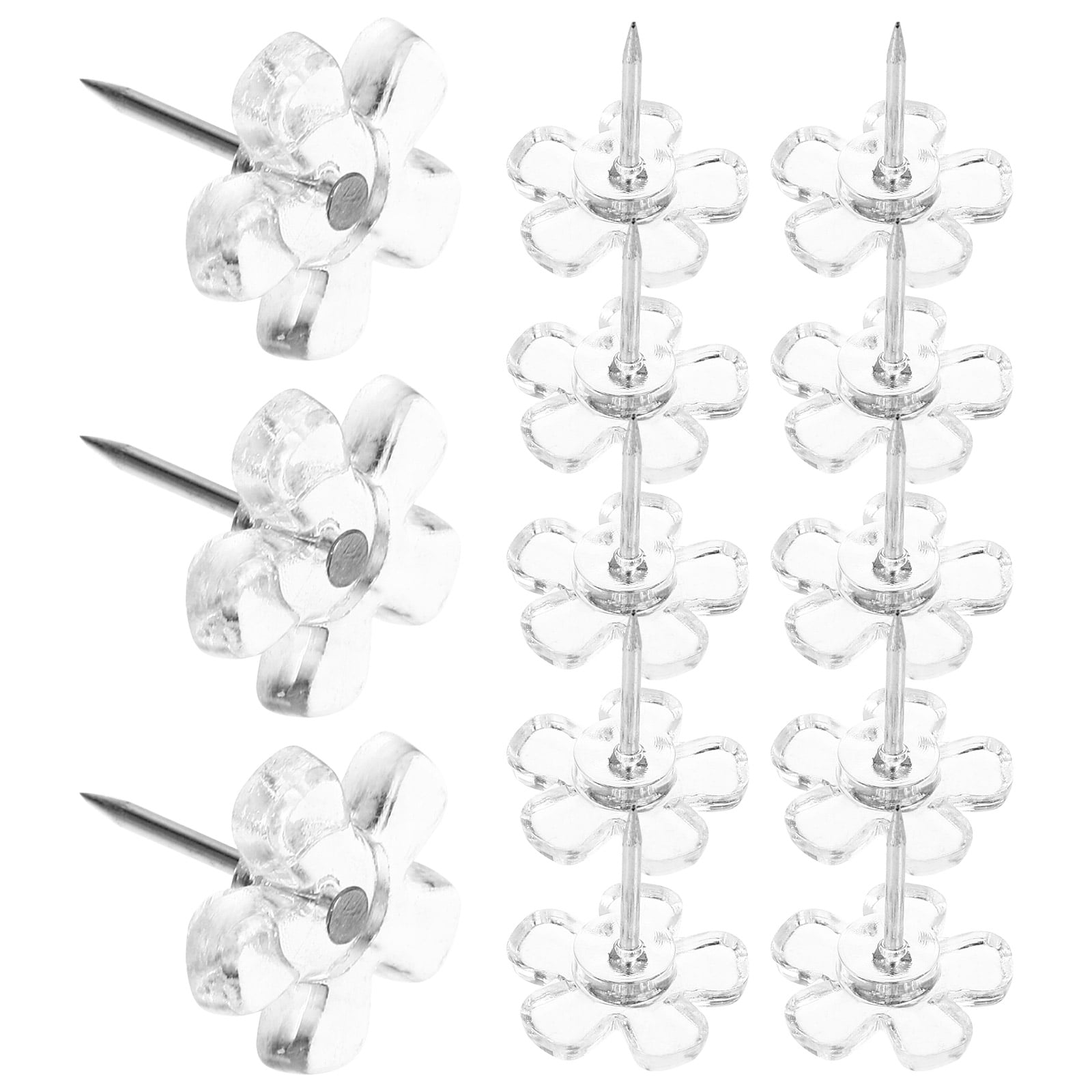 Click here for Oakleem 100pcs Clear Whiteboard Tacks Clear Pushpi... prices
