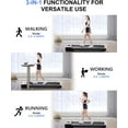 YDZJY Electric Exercise Treadmill, 0.6-3.8 mph Walking Pad with Remote ...