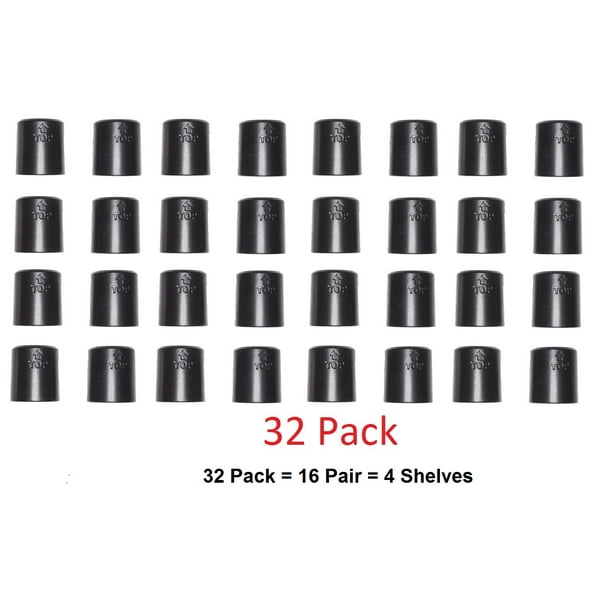 Wire Shelving Shelf Lock Clips for 1" Diameter Post- Shelving Sleeves ...