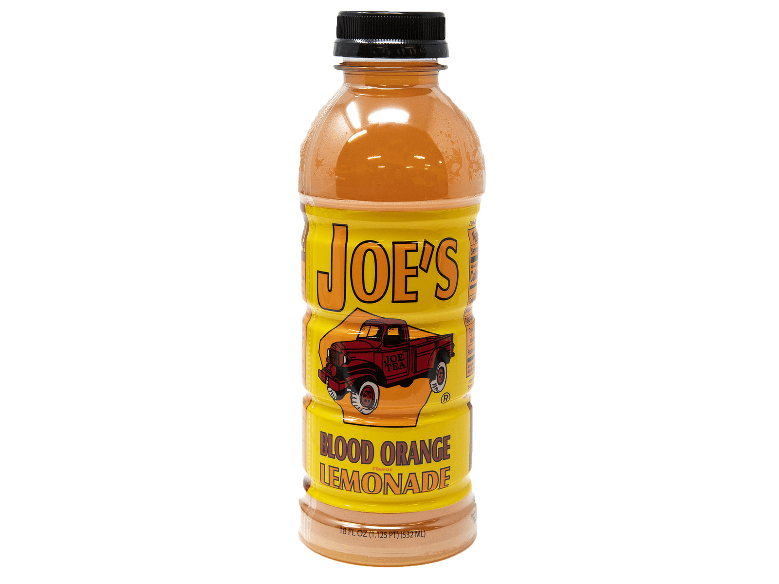 Joe Tea Blood Orange Lemonade 18 fl. oz. Plastic Bottles- Case Pack of ...