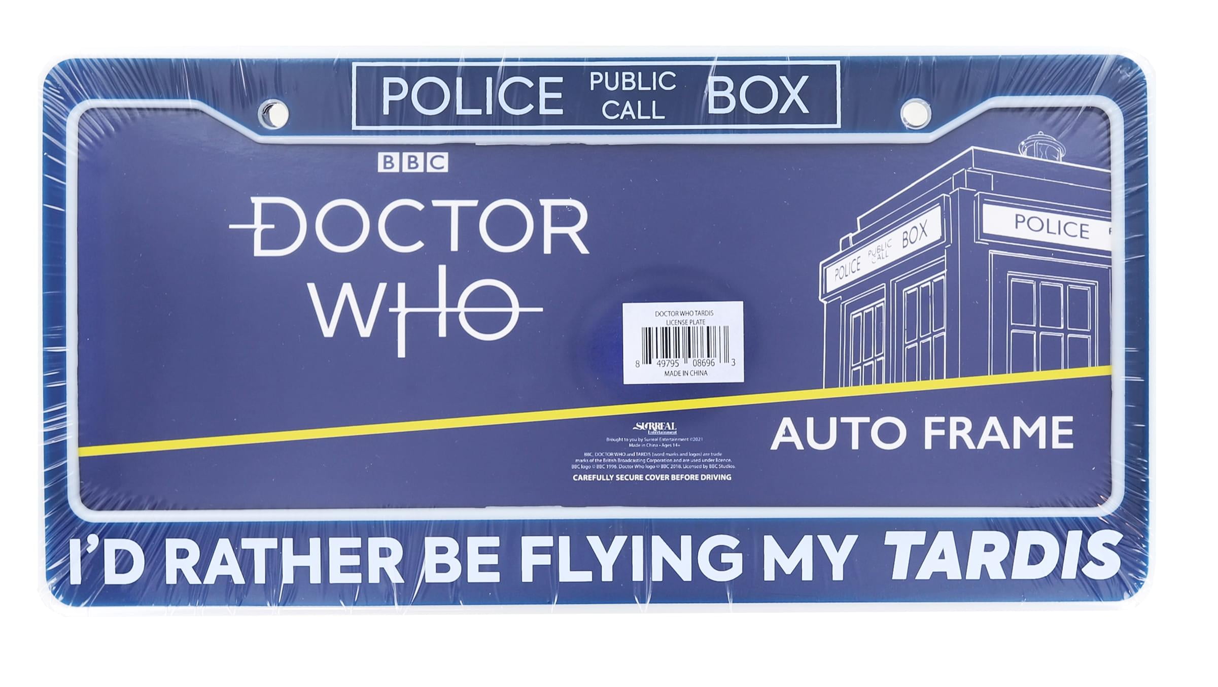 Doctor Who TARDIS License Plate Frame For Cars | Walmart Canada