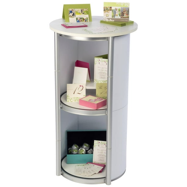 Displays2Go Portable Display Cases with Twist Design, Collapsible, 4 ...