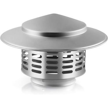 DuraVent Stainless Steel 9443SS 6" Class A Chimney Pipe Wall Thimble ...