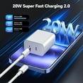 UUGHWW-Compatible with iPhone 17/16/15 Charger Fast Charging, Dual Port ...