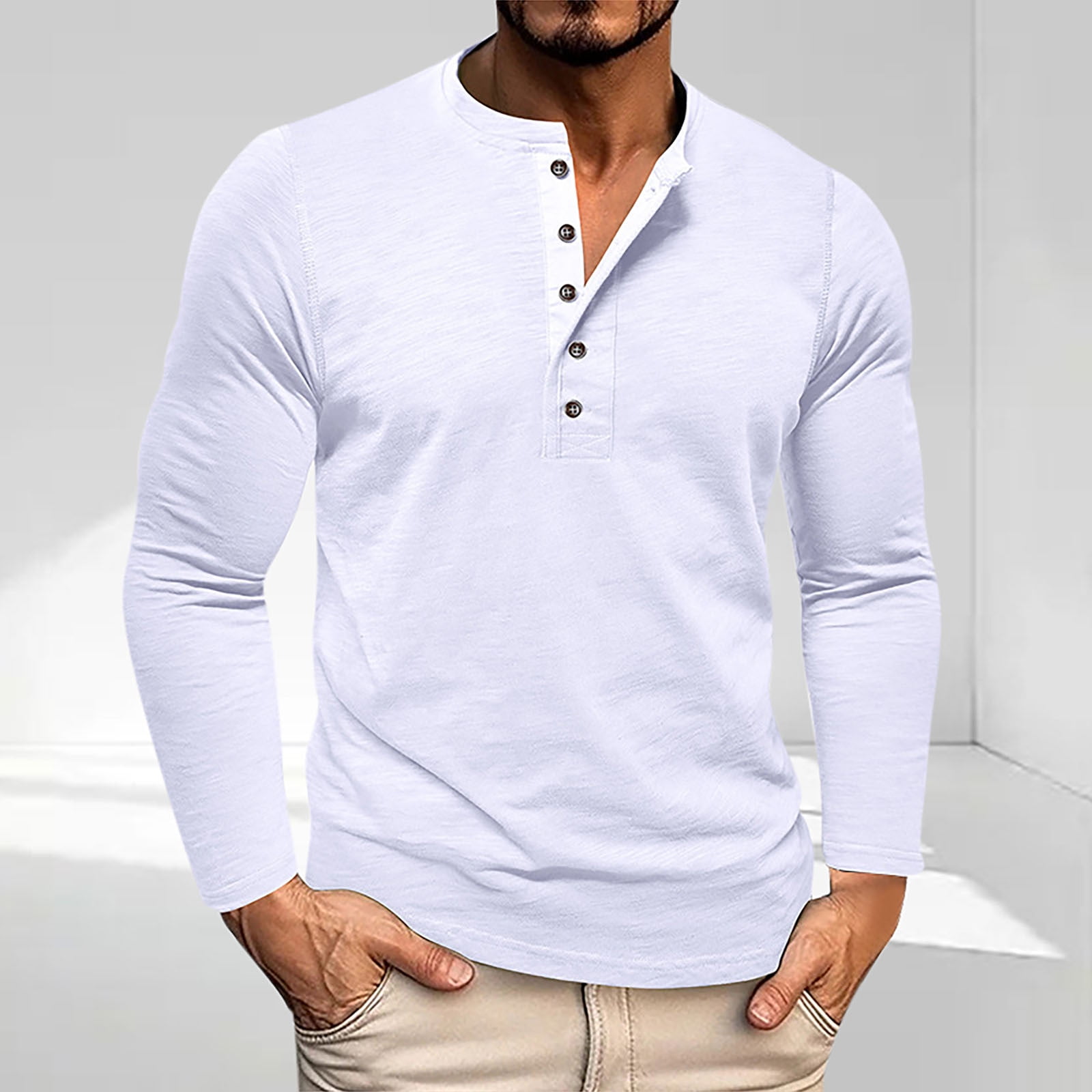 Click here for Zmfxjpe Mens Shirts Breathable Work Shirts Mens Bu... prices