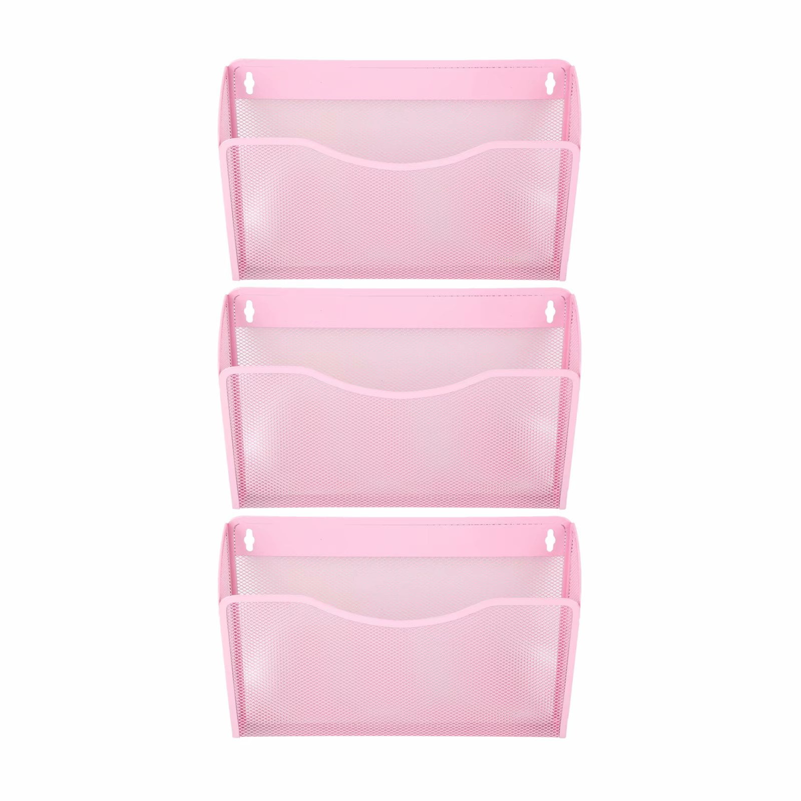 Pro Space 3-Pocket Wall Mount File Organizer Office Mesh Collection ...