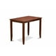 East West Furniture Buckland Counter Height Table, Mahogany - Walmart.com