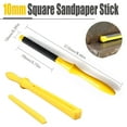 4Pcs Abrasives Plastic Straight Edge Roll Manual Sandpaper Sanding Tool ...