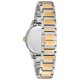 Bulova Women's Two Tone Crystal Turn Style Watch 98L245 - Walmart.com