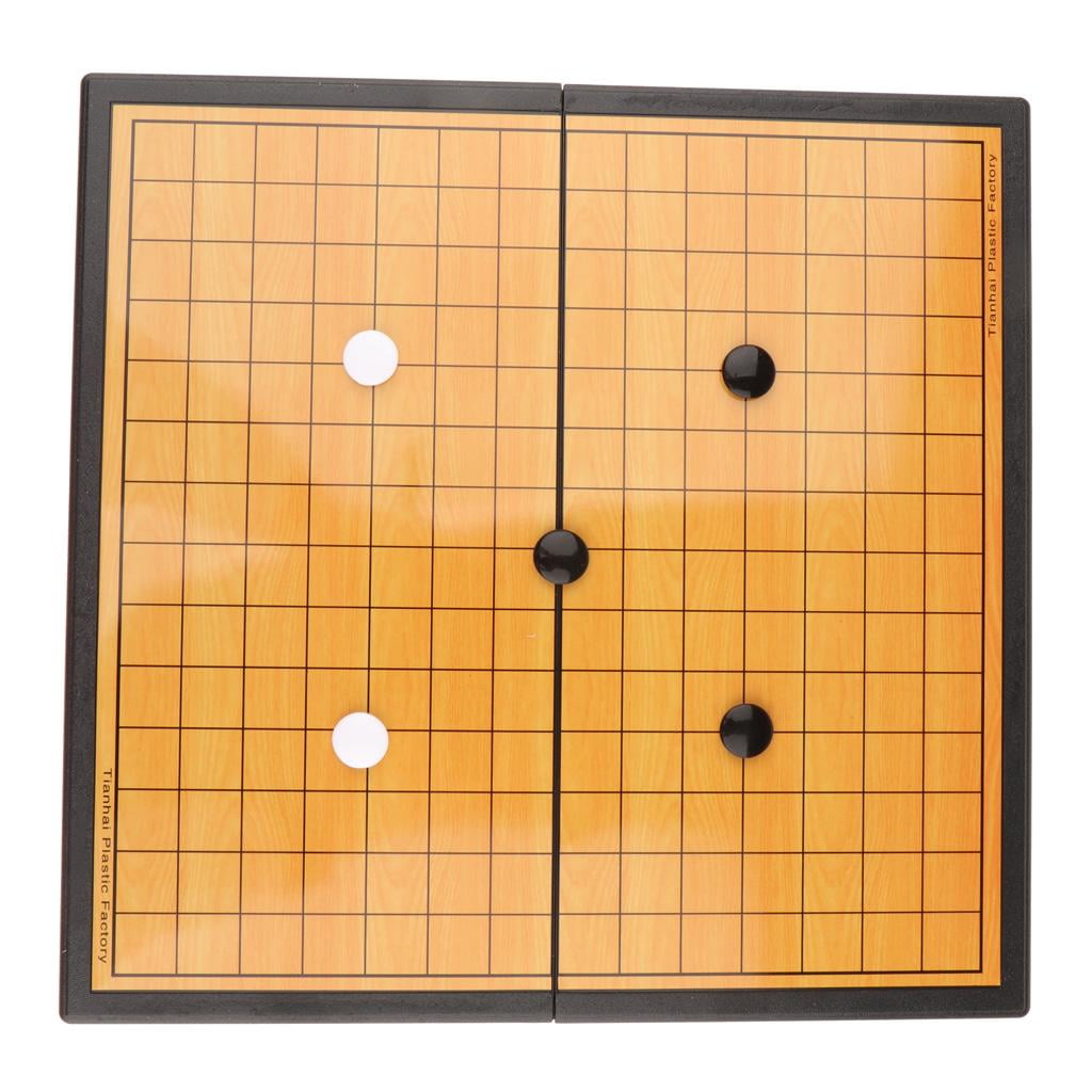 Chinese Folding Chess Board Go Gobang Renju Chess Board Set And Pieces ...