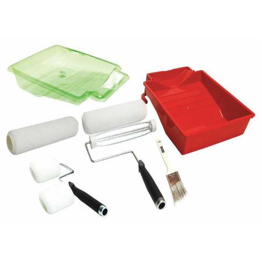 SHUR-LINE 2007030 Paint Roller Kit,9 Pieces,Polypropylene - Walmart.com ...