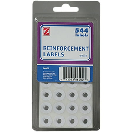 ADVANTUS Self Adhesive Reinforcement Labels, 544 Labels, White (Z06002 ...