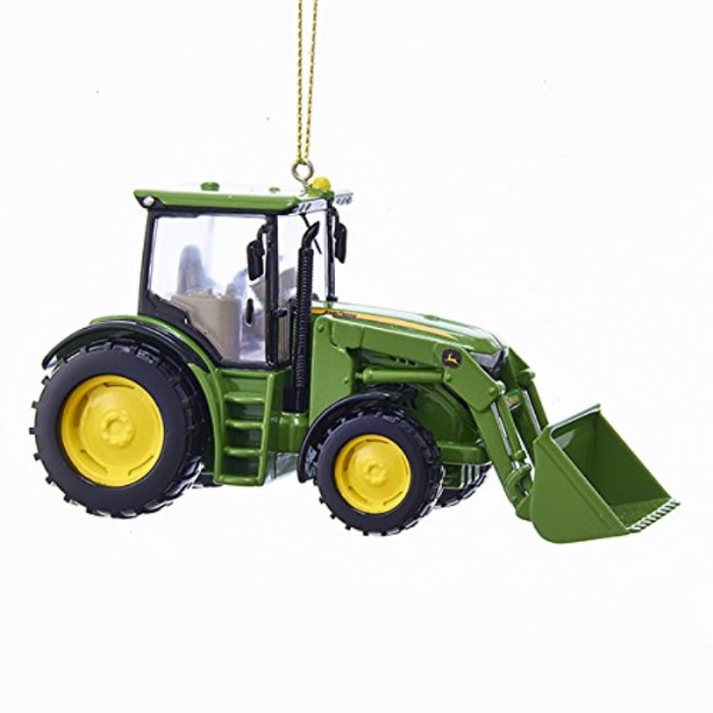 Kurt Adler John Deere Tractor Loader Christmas Holiday Ornament for ...