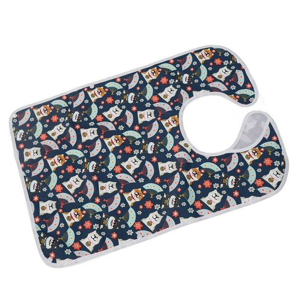 Foldable Adult Bib,Eating Adults Bib Waterproof Reusable Clothing ...