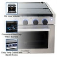 RecPro 21 Inch 3 Burner Propane RV Stove Gas Range without Hood, Silver ...