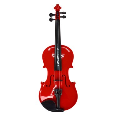 Toy Violin with 4 Adjustable Strings and Bow Realistic-Looking ...