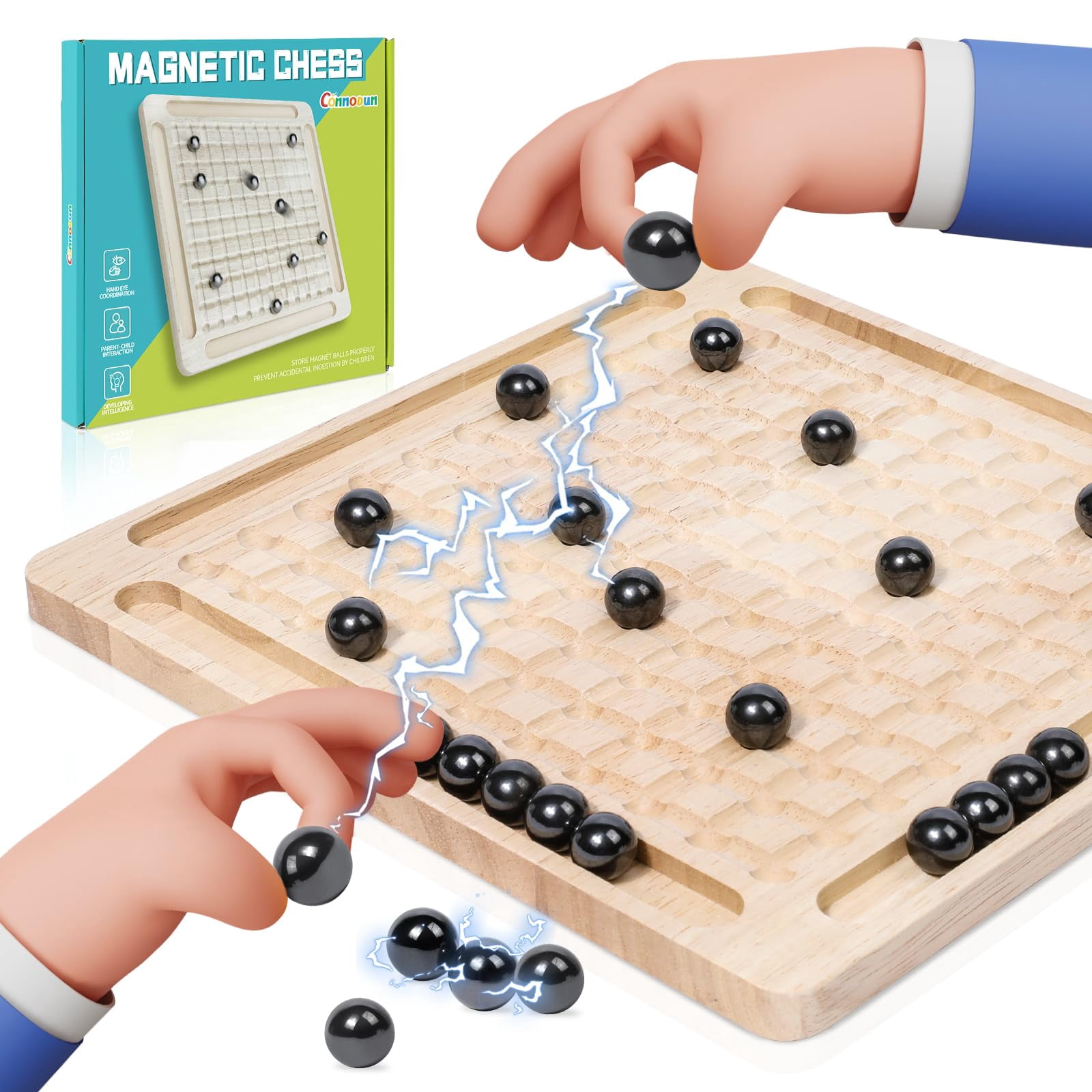 Juego de ajedrez por inducción magnética Commodum 2025 para niños ...