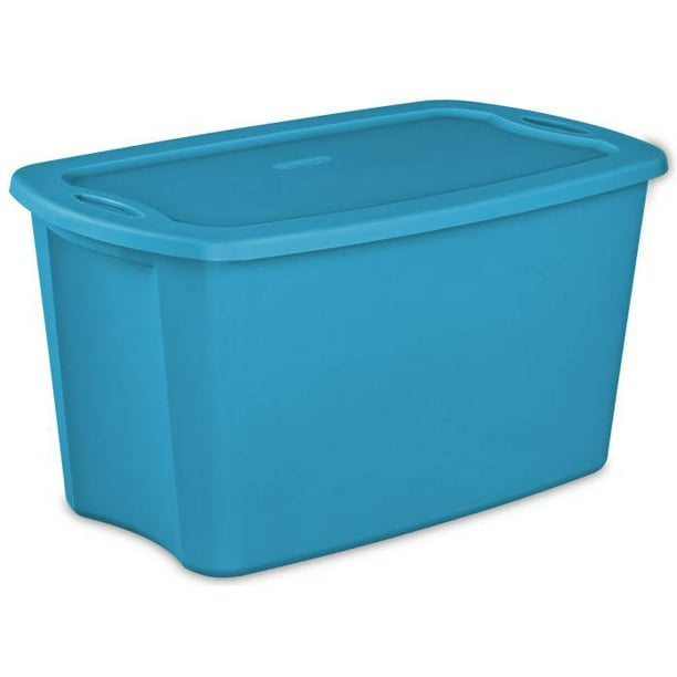 NEW Sterilite 18351006 Lidded 30 Gallon Storage Tote Box Single Bin ...