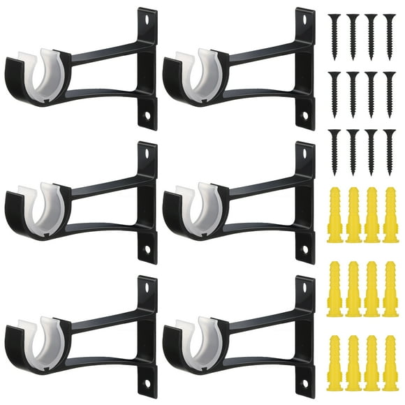 Center Support Curtain Rod