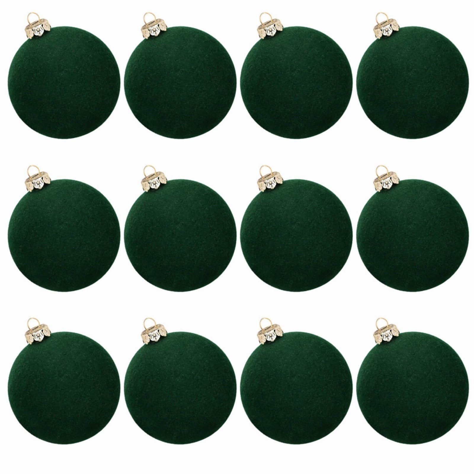 Click here for Zttd 12 Pcs Velvet Christmas Balls Bulk Flocked Ch... prices