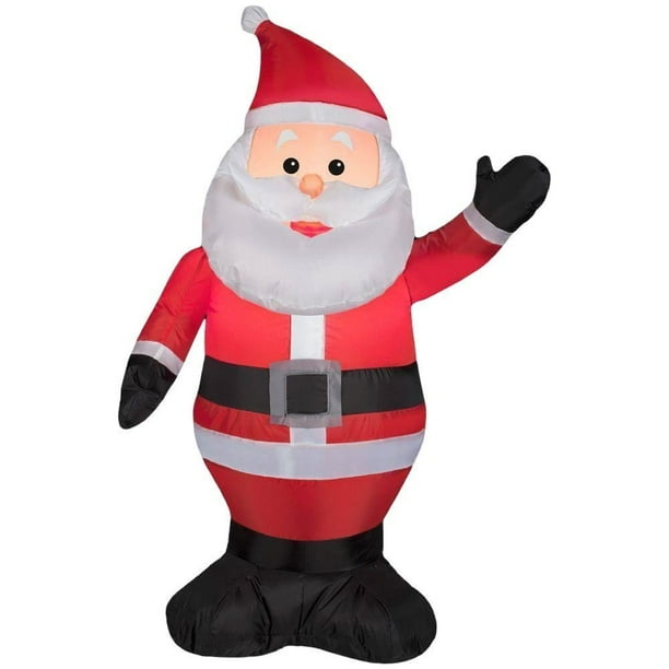 3.5 Ft. Led Inflatable Airblown Santa - Walmart.com - Walmart.com