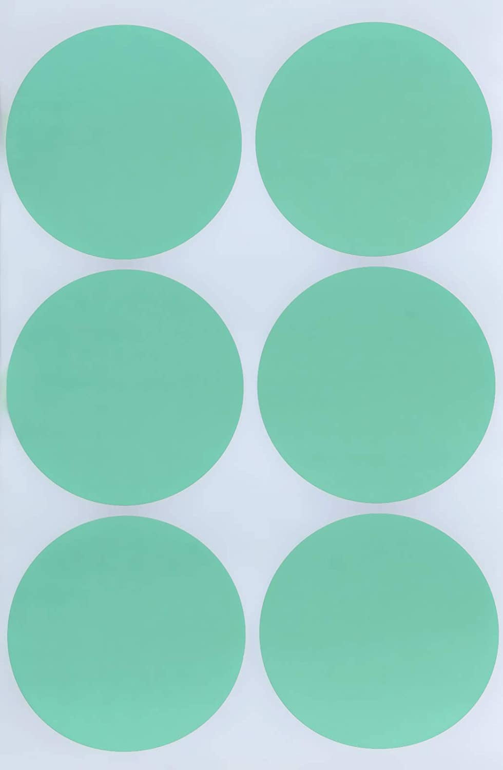 Round Label Stickers in Pastel Green 2 inch - 50mm Moving Labels for ...