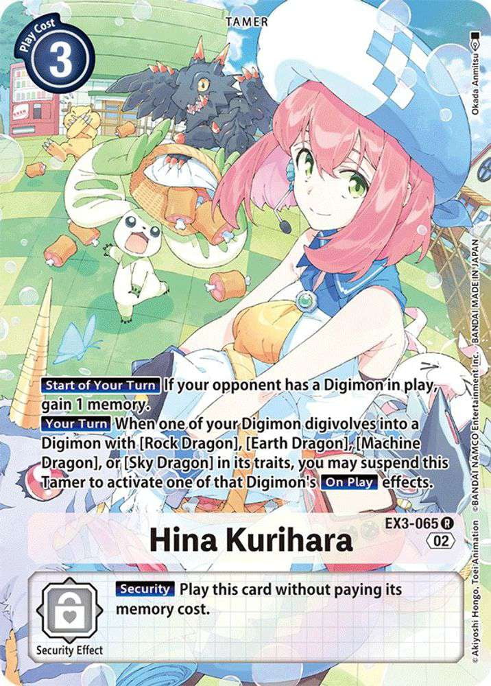 Digimon Draconic Roar Hina Kurihara EX3-065 (Alternate Art) - Walmart.com
