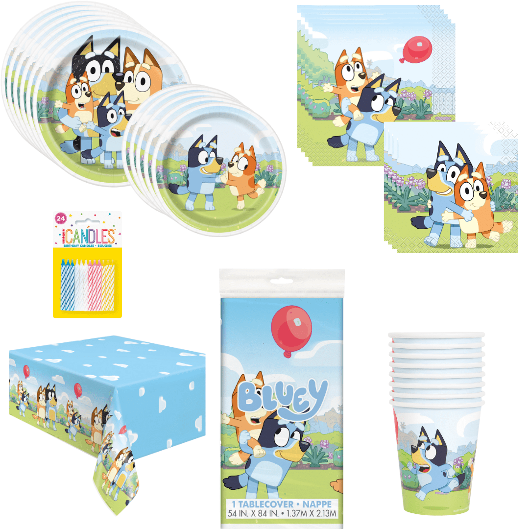 Click here for Momentko Bluey Birthday Party Supplies Bundle - 81... prices