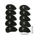 10Pcs Mesh Fabric Golf Iron Cover Iron Head Protect Covers Golf Wedges ...