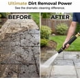 Home High-Pressure Car Washer with Nozzle, Adjustable Spray Garden Hose ...