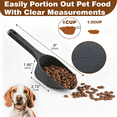 ACDANC 3 Dog-Cat Food Scoop Measuring Cup,1 Cup Capacity Versatile ...