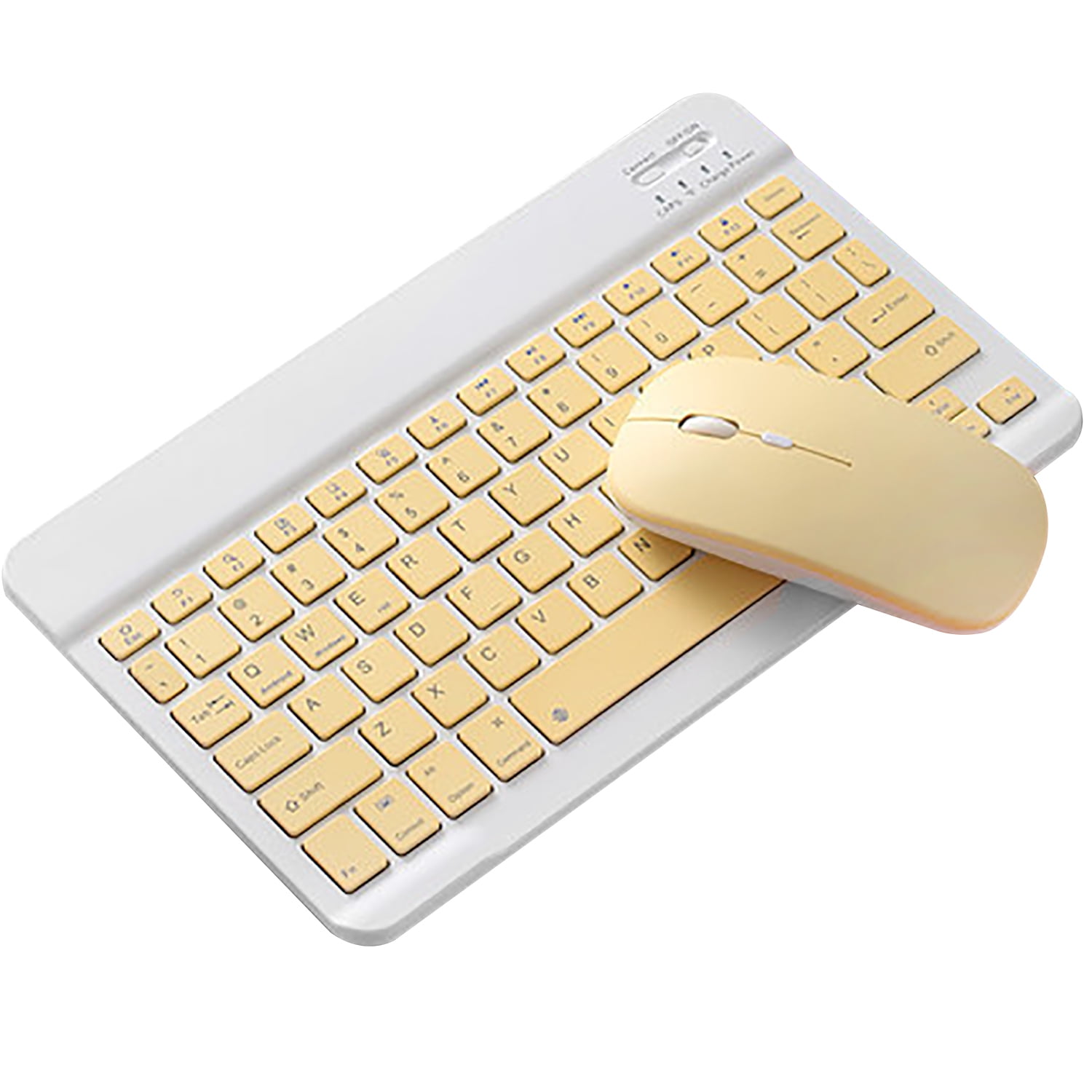 Enkey Rechargeable Bluetooth Keyboard And Mouse Combination Ultra Thin Portable Compact Wireless