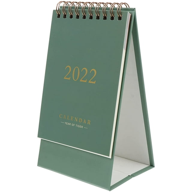 2021-2022 Desktop Calendar Mini Desktop Standing Flip Monthly Calendar ...