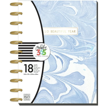 Happy Planner 18-Month Dated Medium Planner 7.75"X9.75"-Big Plans, Jul ...