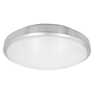 Maxxima 7.5 in. Flush Mount LED Disk Light, Ceiling Fixture, Warm White ...