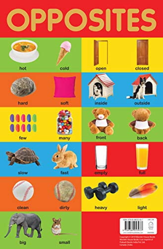 Opposites Chart - Early Learning Educational Chart Philippines | Ubuy