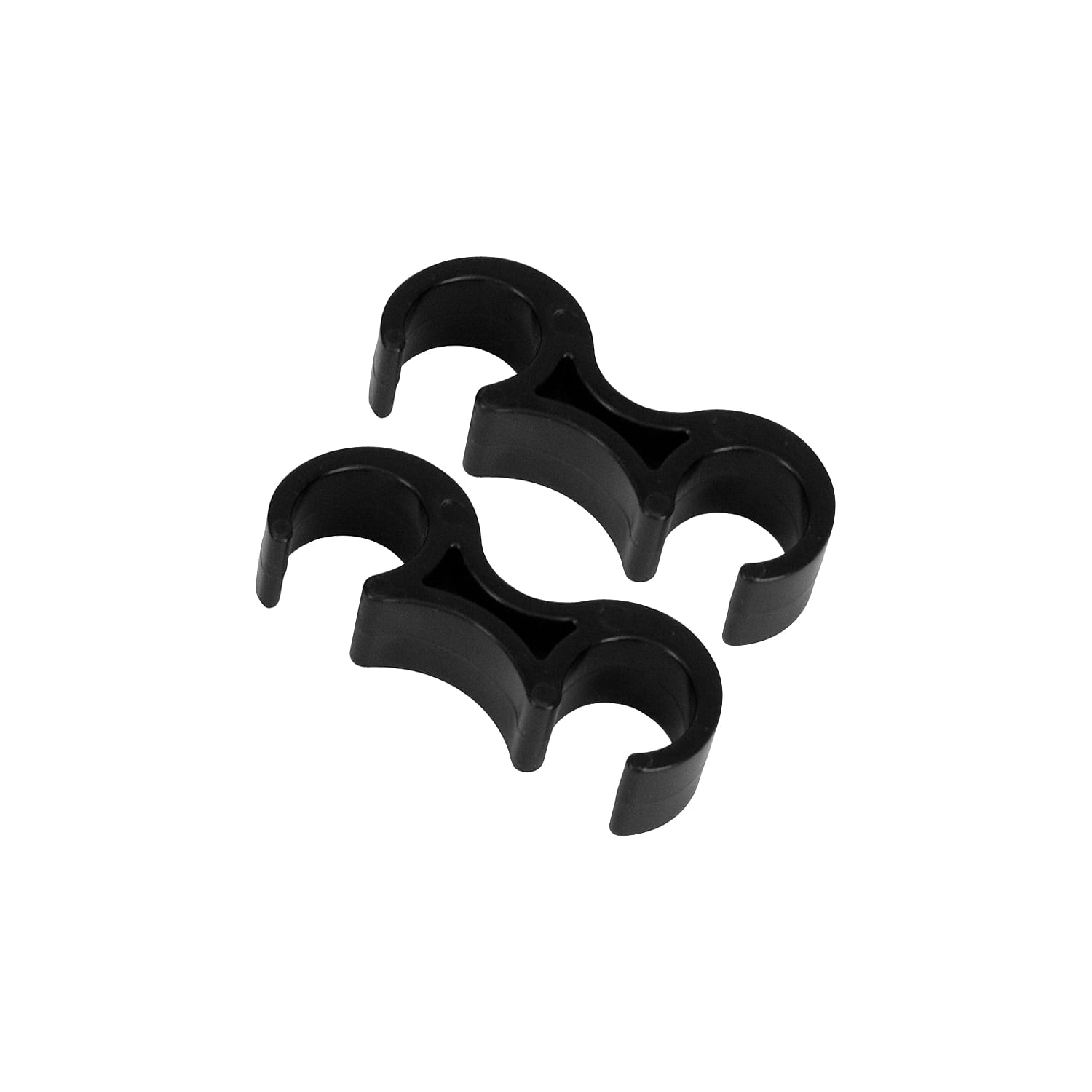 Flash Furniture Black Plastic Ganging Clips - Set of 2 - Walmart.com
