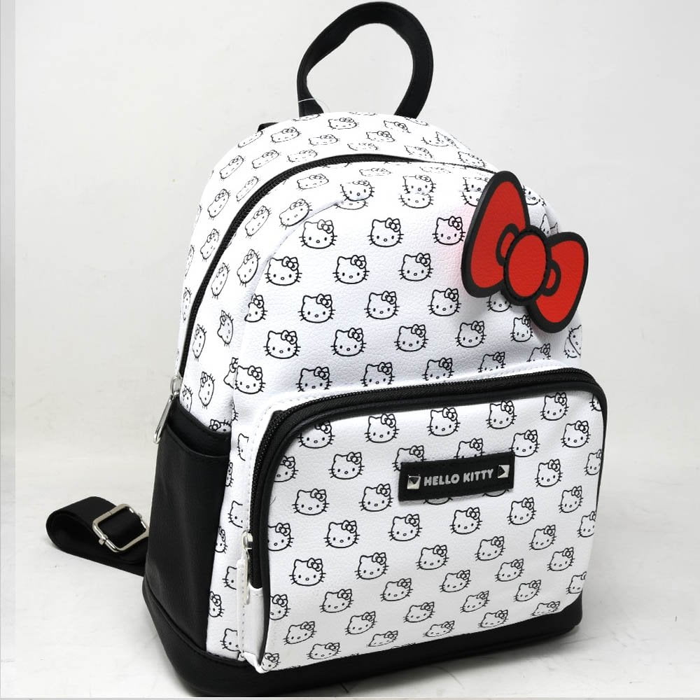 Hello Kitty 10" Mini Deluxe Backpack with 1 Front pocket - Walmart.com
